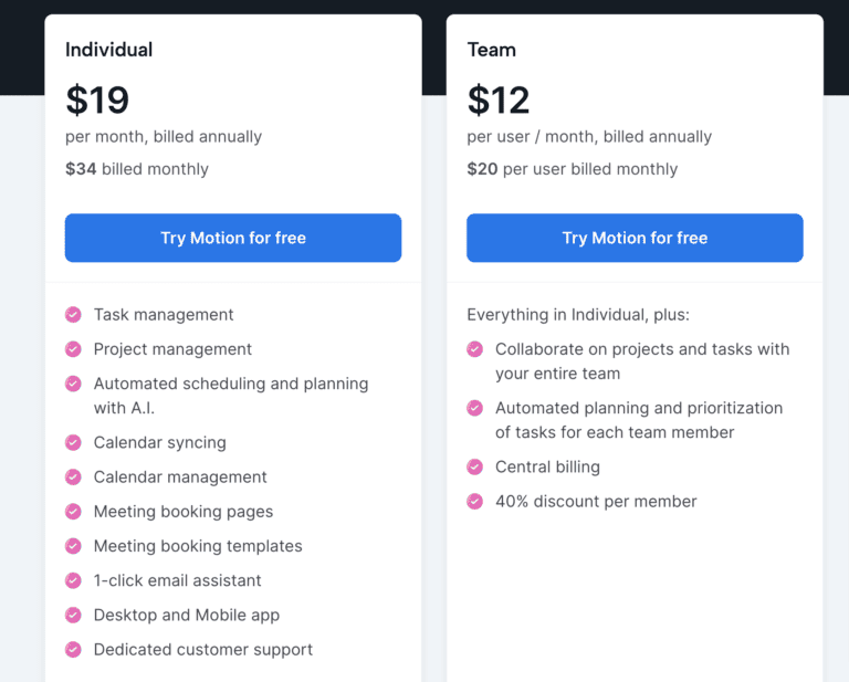Motion vs Notion Comparison (Motion Alone Is Not Enough!)
