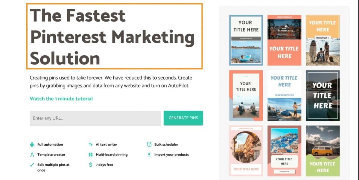 7 Best Pinterest Tool 2024 (Automate Any Pinterest Campaign)