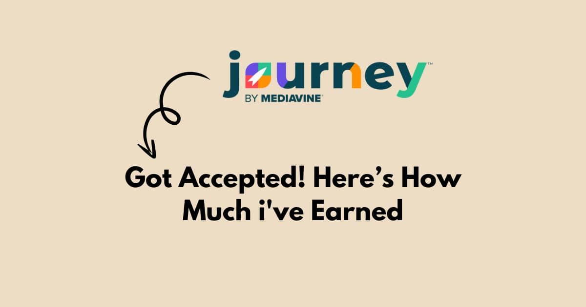 Journey By Mediavine After 5 Months (HONEST Review + Income)