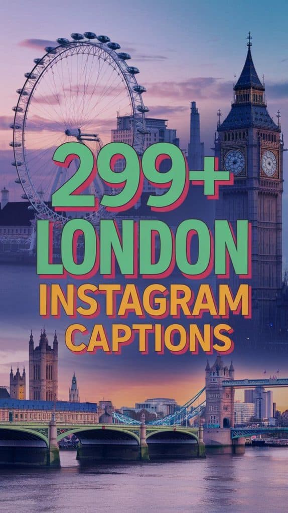 409+ London Instagram Captions for Stunning Photos in 2025