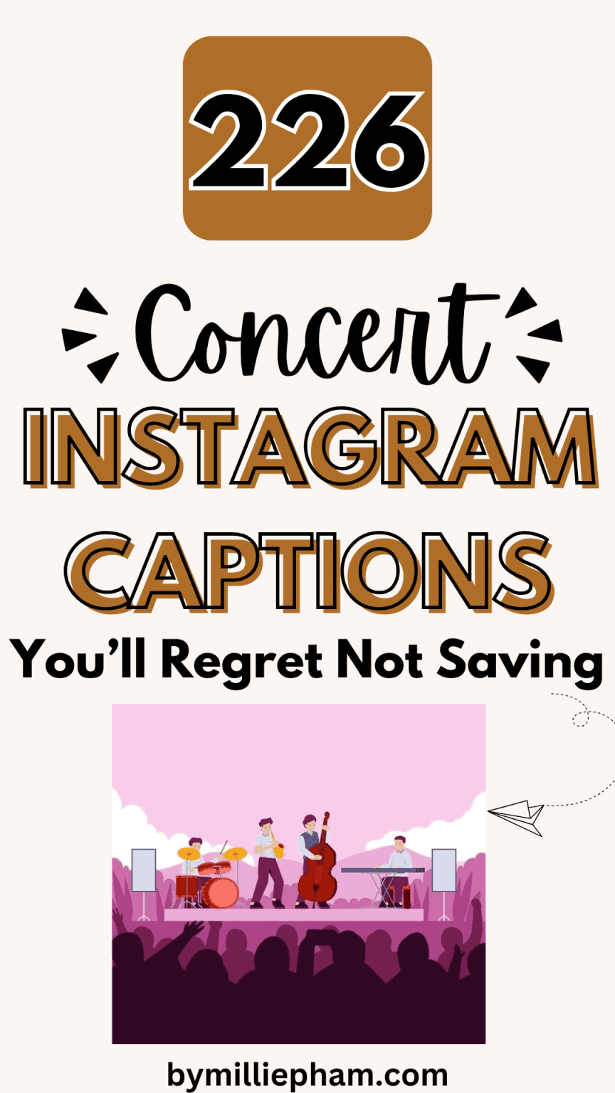 226 Best Concert Instagram Captions for 2025: Vibes, Lyrics & Lights
