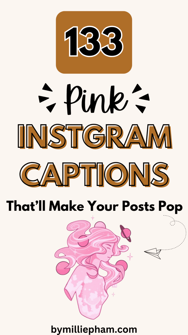 133+ Pink Instagram Captions for 2025 That Are As Bold and Beautiful As ...