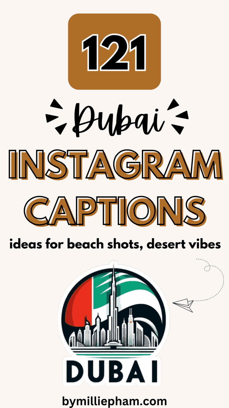 121 Dubai Instagram Caption Ideas for Your Dreamy Travel Photos in 2025