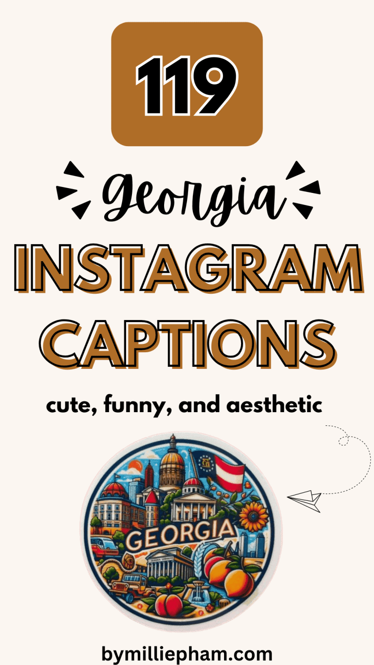 119 Best Georgia Instagram Captions for Stunning Southern Vibes (2025 ...