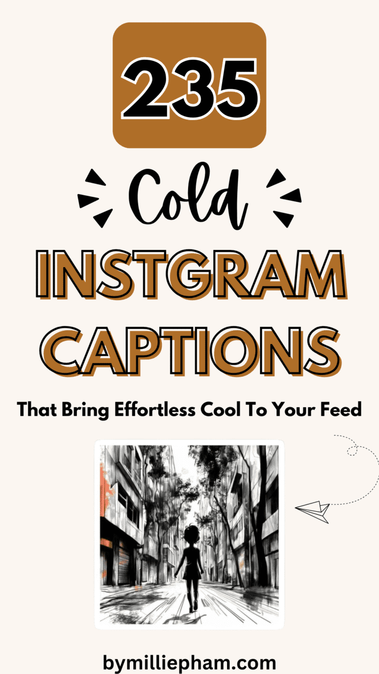 235 Cold Instagram Captions for 2025 to Keep It Cool and Fresh