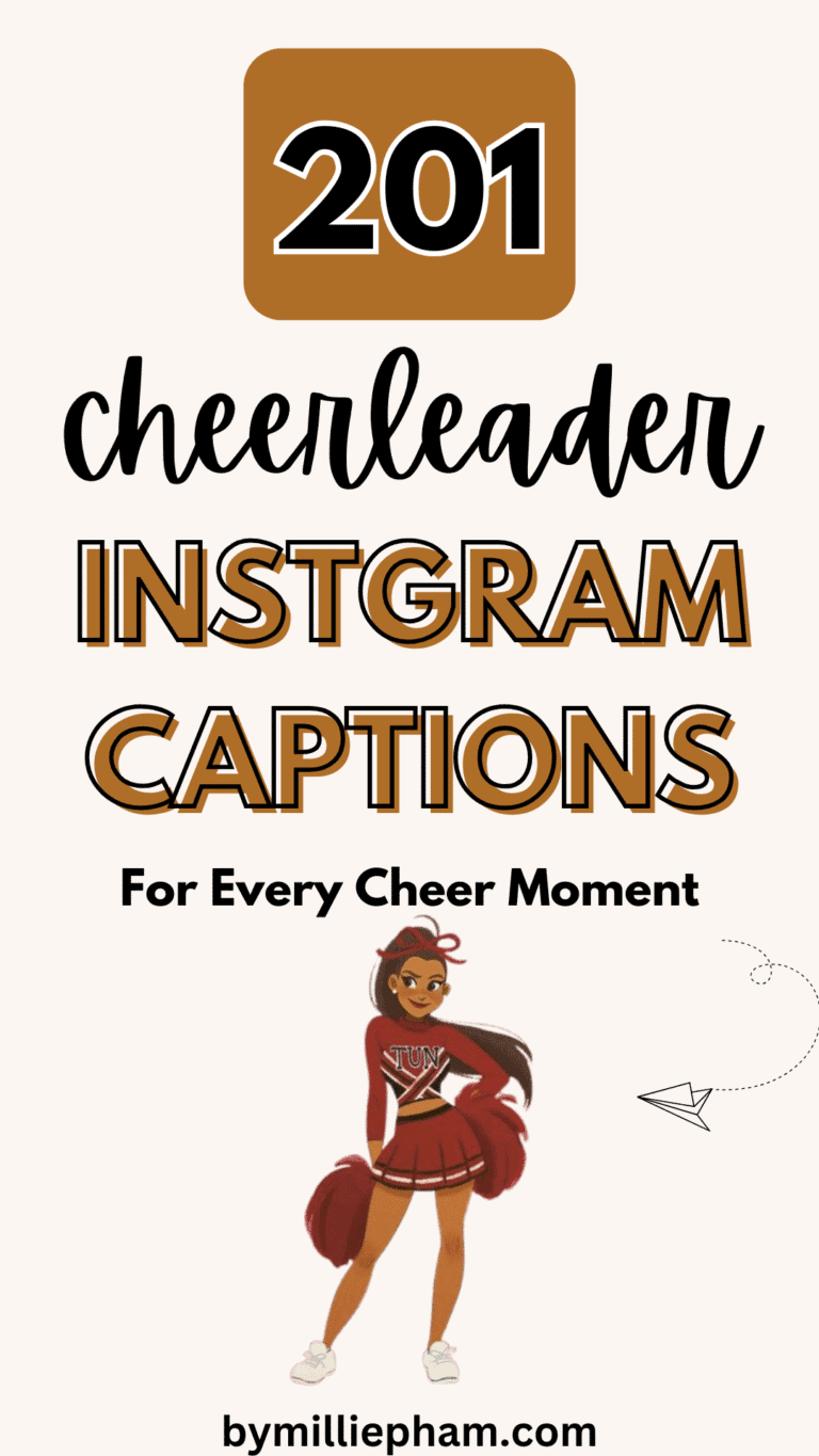 201 Cheerleader Instagram Captions That Bring The Spirit In 2025 📣